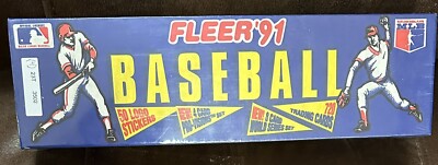 Fleer '91 MLB Major League Baseball Logo Stickers and Trading Cards | eBay