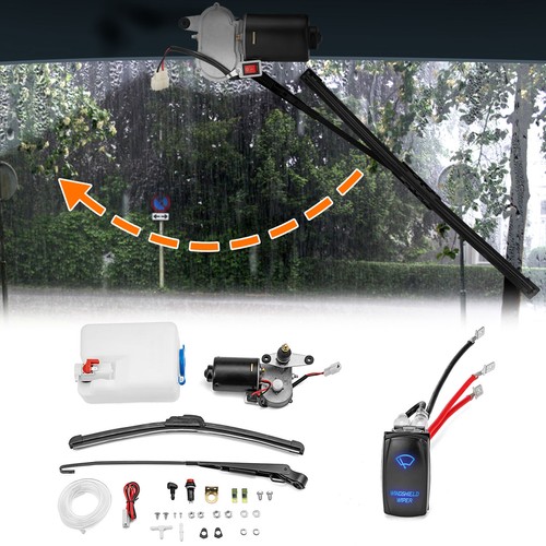 UTV 12V Electric Windshield Wiper Motor Kit for Polaris RZR PRO XP ...