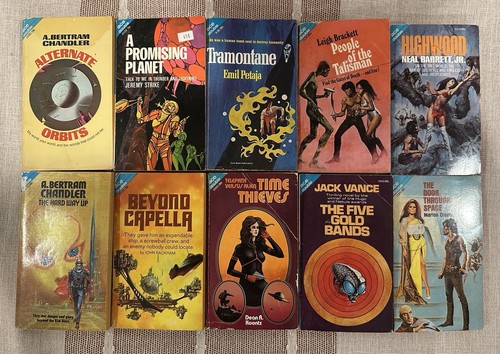 Lot of 10 Vintage ACE Double Science Fiction Paperbacks | eBay