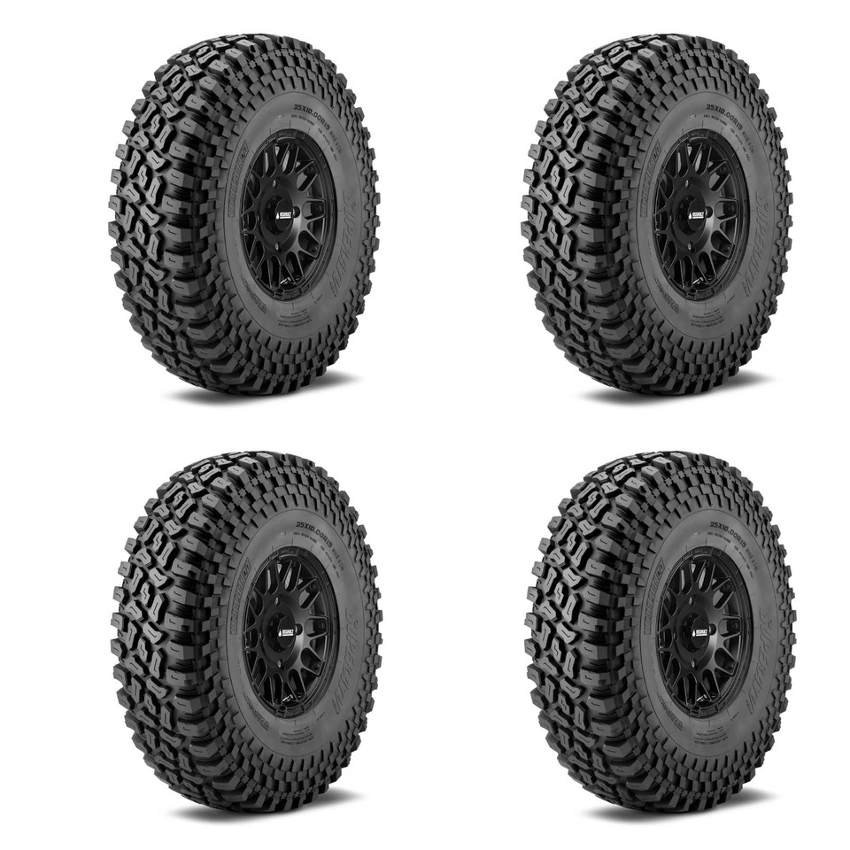 SuperATV Incursion AT Mounted Tires Wheels Kit 35x10-15 (4) Hellfire ...