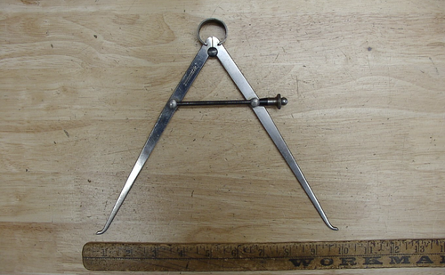 Vintage Goodell Pratt 9-1/4" Spring Joint Inside Calipers,Layout Tool ...