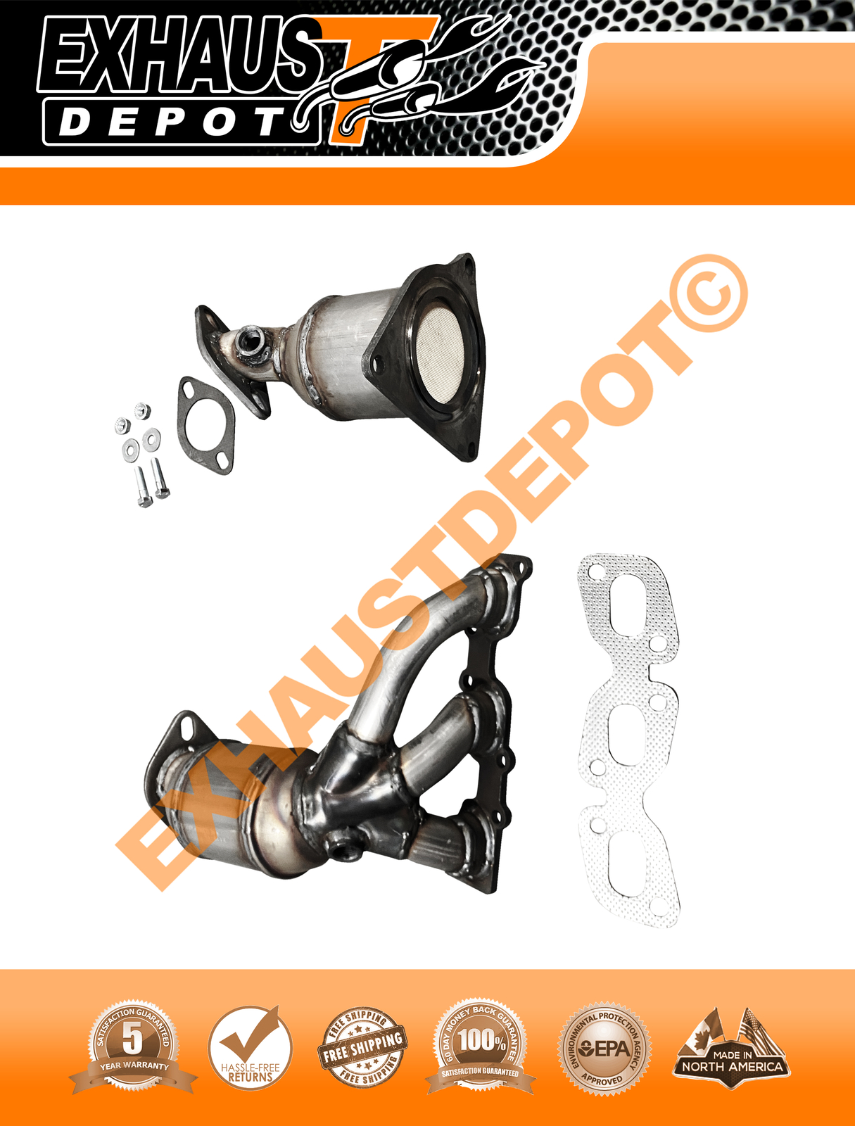 Manifold Catalytic Converter for Mercury Mariner 3.0L 2009-2011 Front ...