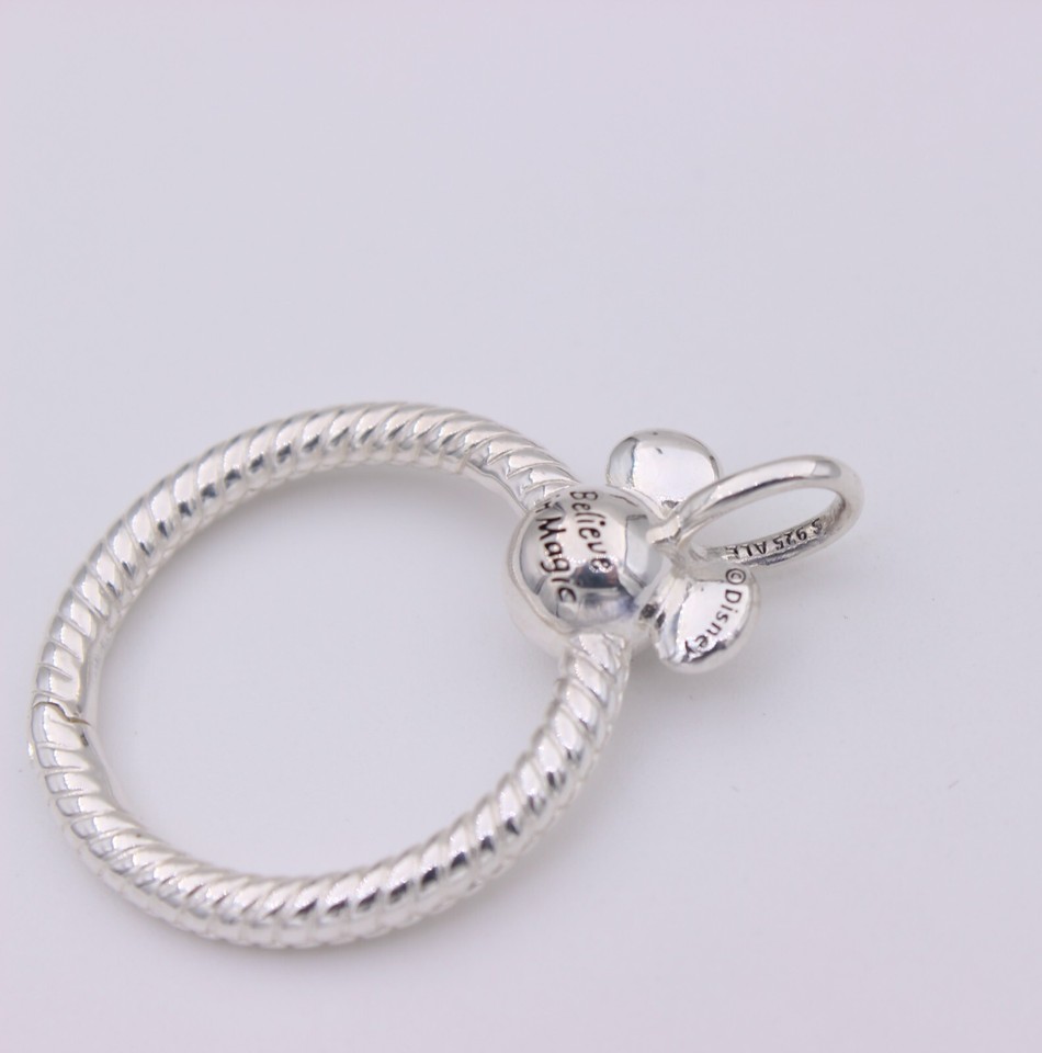 New Authentic PANDORA Moments DISNEY Mickey Mouse O Pendant #390076C00 ...