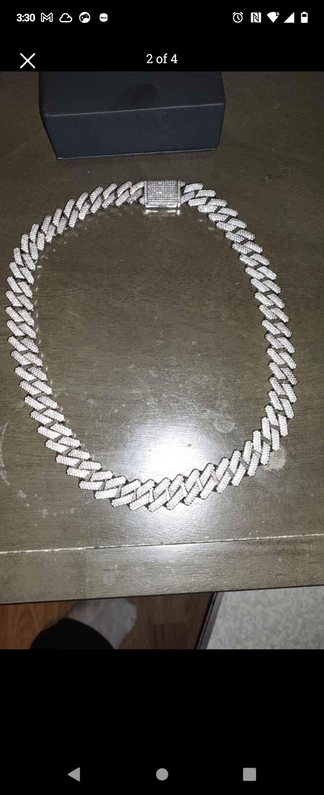 Zotic 20MM Miami Cuban link chain 24" - Gem