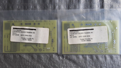 Lot of 79 NASA Solder Training Boards | eBay