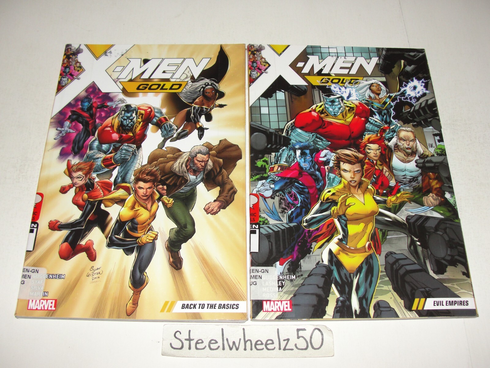X-Men Gold TPB #1 & 2 Lot 2017 Marvel #1-12 Marc Guggenheim Ardian Syaf ...
