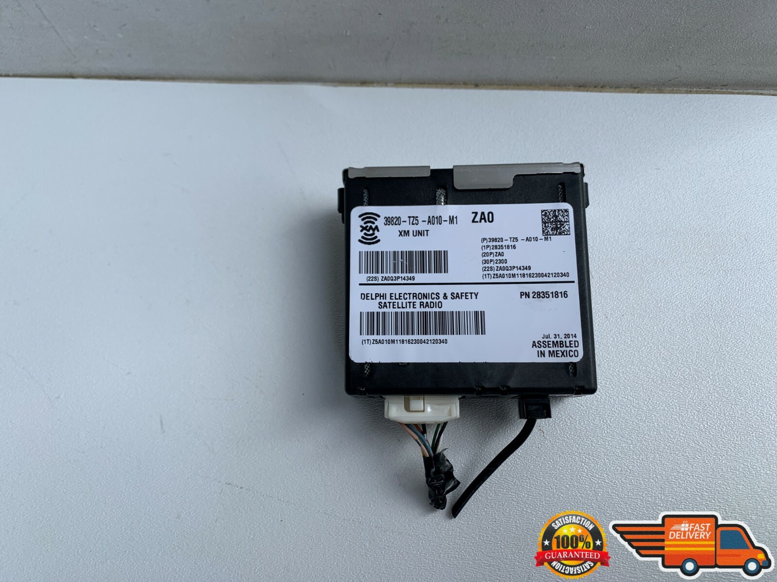 2015 2016 2017 ACURA TLX SATELLITE RECEIVER MODULE 39820-TZ5-A010 OEM ...