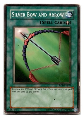 Silver Bow and Arrow - LOB-EN091 - Unlimited - YuGiOh | eBay