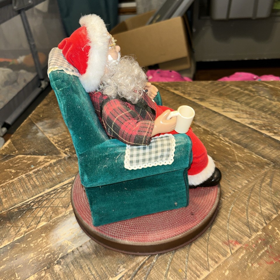 90’s AVON Read Me a Story Christmas Animated Talking Santa Claus Tested ...
