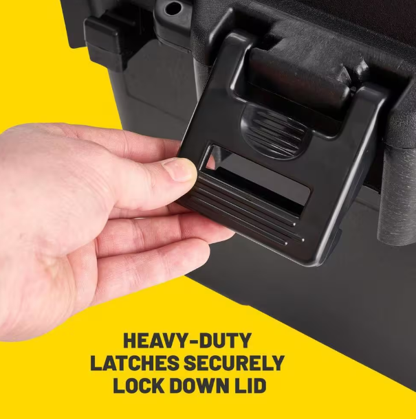 Plano Box Storage 27-Gal. Hinged Gal. Olive Drab Green 27-Gal ...