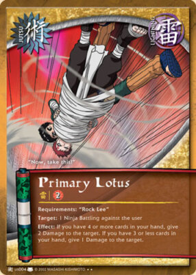 Primary Lotus - J-US004 - Rare - Unlimited Edition - Wavy Foil Eternal ...