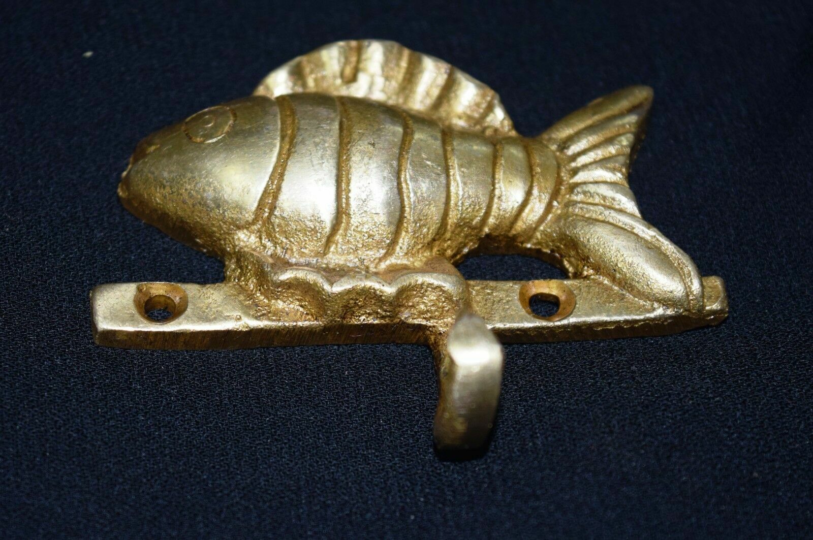 Brass Nautical Fish Jacket Hanger Small Fish Design Handmade Clothes ...