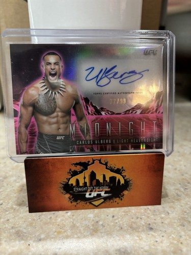 2024 Topps Midnight UFC Horizon Signature Twilight #HS-CUG Carlos ...