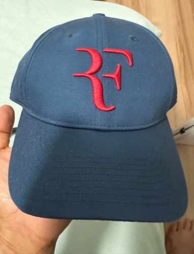 UNIQLO Roger Federer RF Cap Navy blue and Red Hat Limited Edition One ...