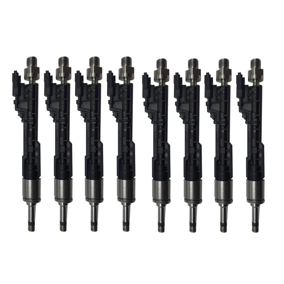 Set of 8 Flow Matched Fuel Injector Set fit for BMW 4.4L 0261500186 ...
