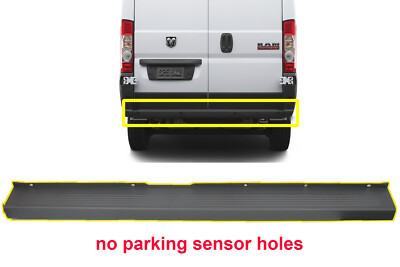 FOR RAM PROMASTER 2014-2018 GRAY REAR BUMPER STEP COVER PANEL NO SENSOR ...