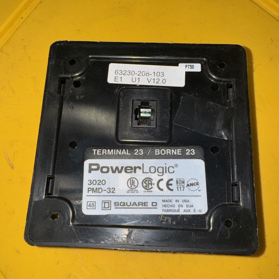 Square D 3020 PMD-32 PowerLogic Power Meter Control Keypad Panel ...