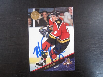 1993-94 Leaf # 247 Mike Hough Autograph Signed Auto Card (M2) Florida ...