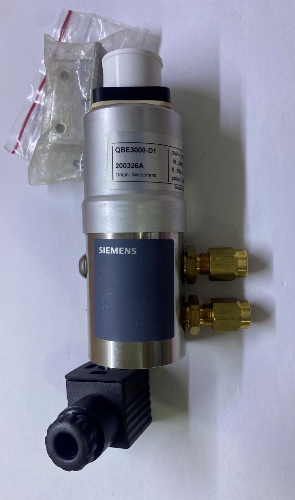 SIEMENS Diff. Pressure Sensor QBE3000-D1 | eBay