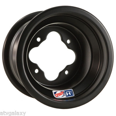 DWT Black A5 Rolled Lip ATV Rear Wheel 10" 10x10 5+5 4/115 Yamaha ...