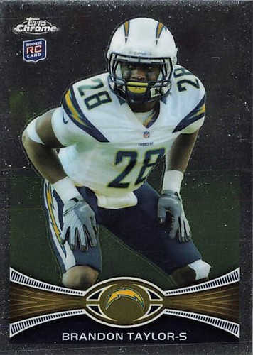 2012 Topps Chrome #65 Brandon Taylor RC San Diego Chargers | eBay