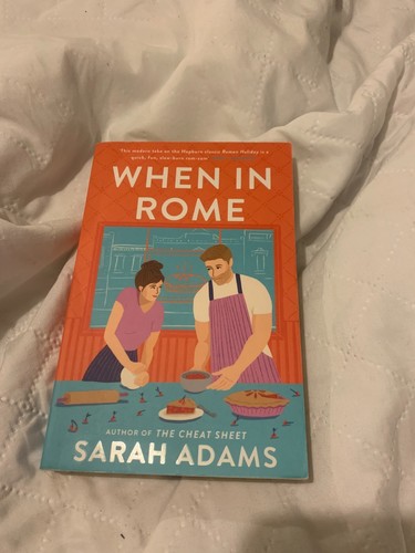 When in Rome, Sarah Adams - Romance Book | eBay UK