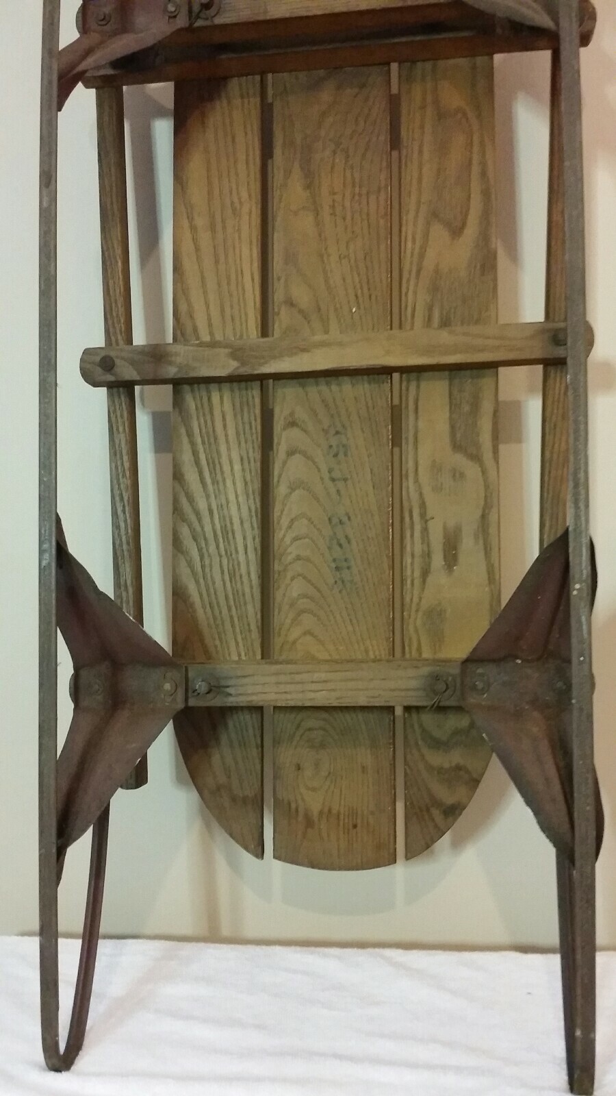 Vintage FLEETWING FLASH☆Spring Top☆ Wood/Metal Sled by Auto Wheel ...