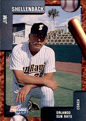 1992 Orlando Sun Rays Fleer/ProCards 2864 Jim Shellenback Melbourne ...