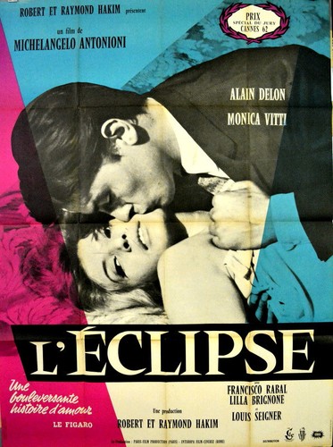 Alain Delon Monica Vitti ECLIPSE L'ECLISSE Antonioni FRENCH POSTER 47x63ORIGINAL | eBay