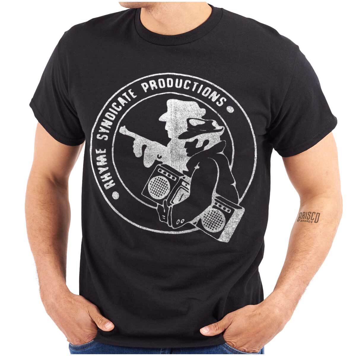 Rhyme Syndicate Production Silhouette Graphic T Shirt Men or Women | eBay