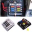 6/12 Way 12V 24V Auto Car Power Distribution Blade Fuse Holder Box ...