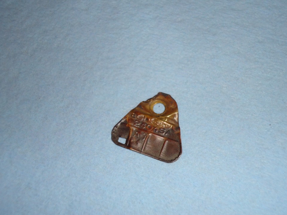 Carter WCFB 4-Barrel Carburetor Carb ID Tag 2404sa 1957 Mercury ...