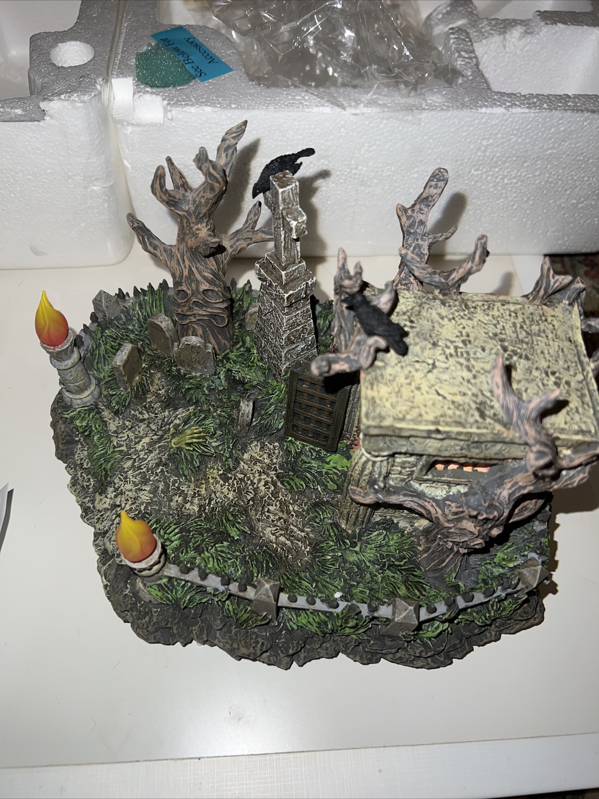 hawthorne village halloween universal monsters the mummys tomb | eBay