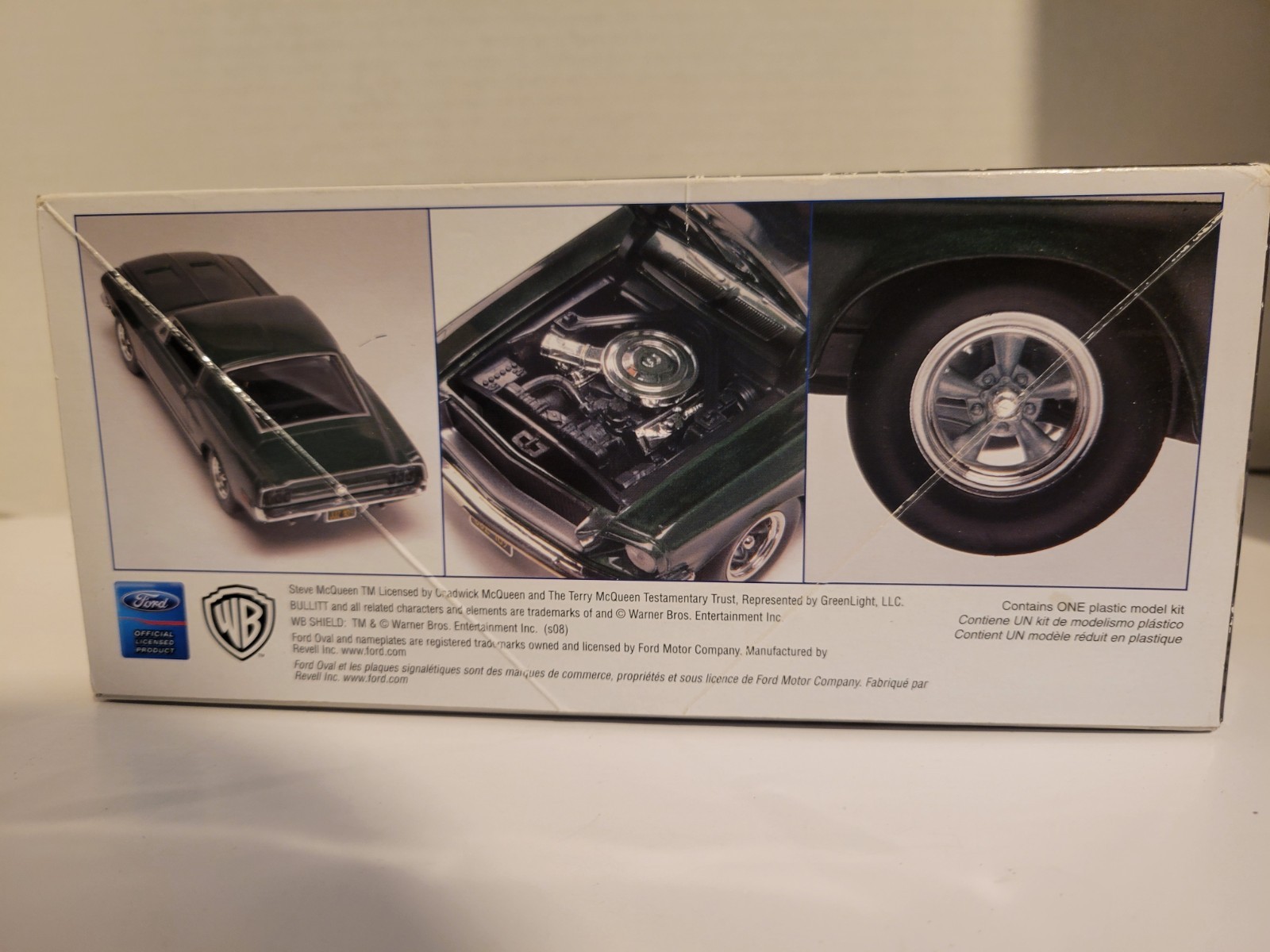 R E V E L L 1/25 Steve McQueen Bullet 1968 Mustang GT Plastic Model Kit ...