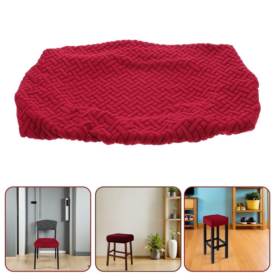 Stool Cover Square: Rectangle Stool Slipcover With Elastic Design For ...