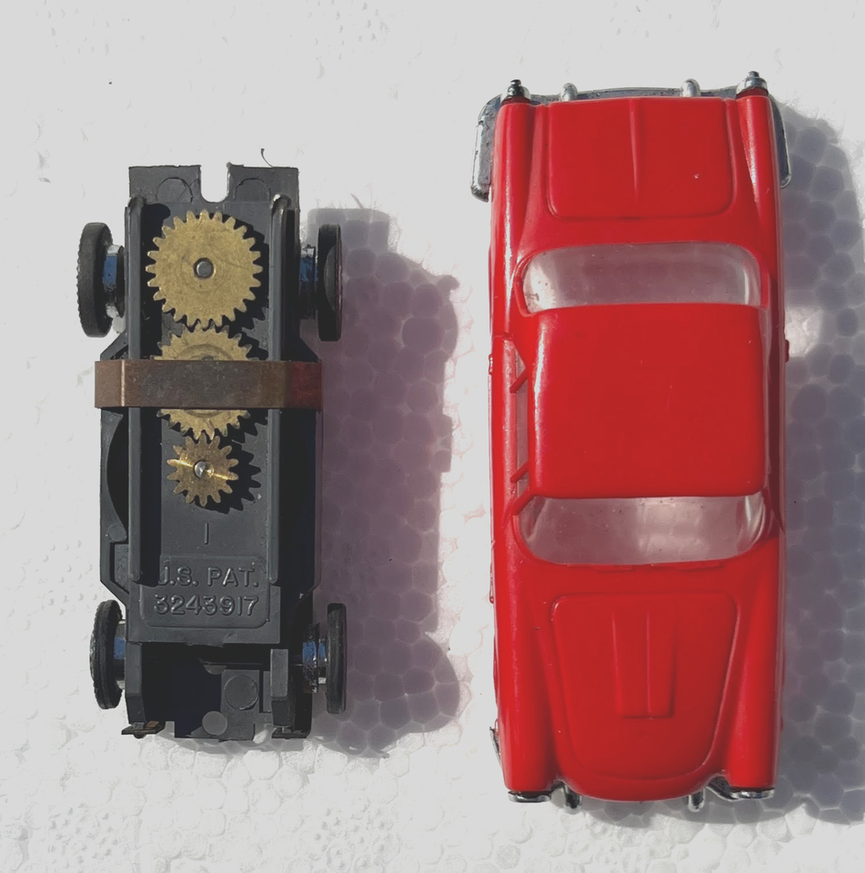 Rare All Original Aurora Thunderjet Red Maserati Hardtop HO Slot Car ...