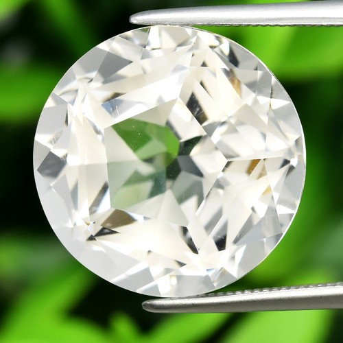 💎 12.22ct 15mm VVS Round Natural White Quartz - Brazil Gemstone | eBay