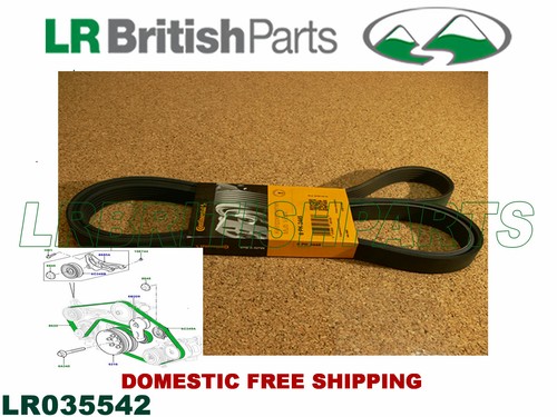 LAND ROVER PRIMARY DRIVE BELT RANGE ROVER 13 ON RANGE ROVER SPORT 14 ON ...
