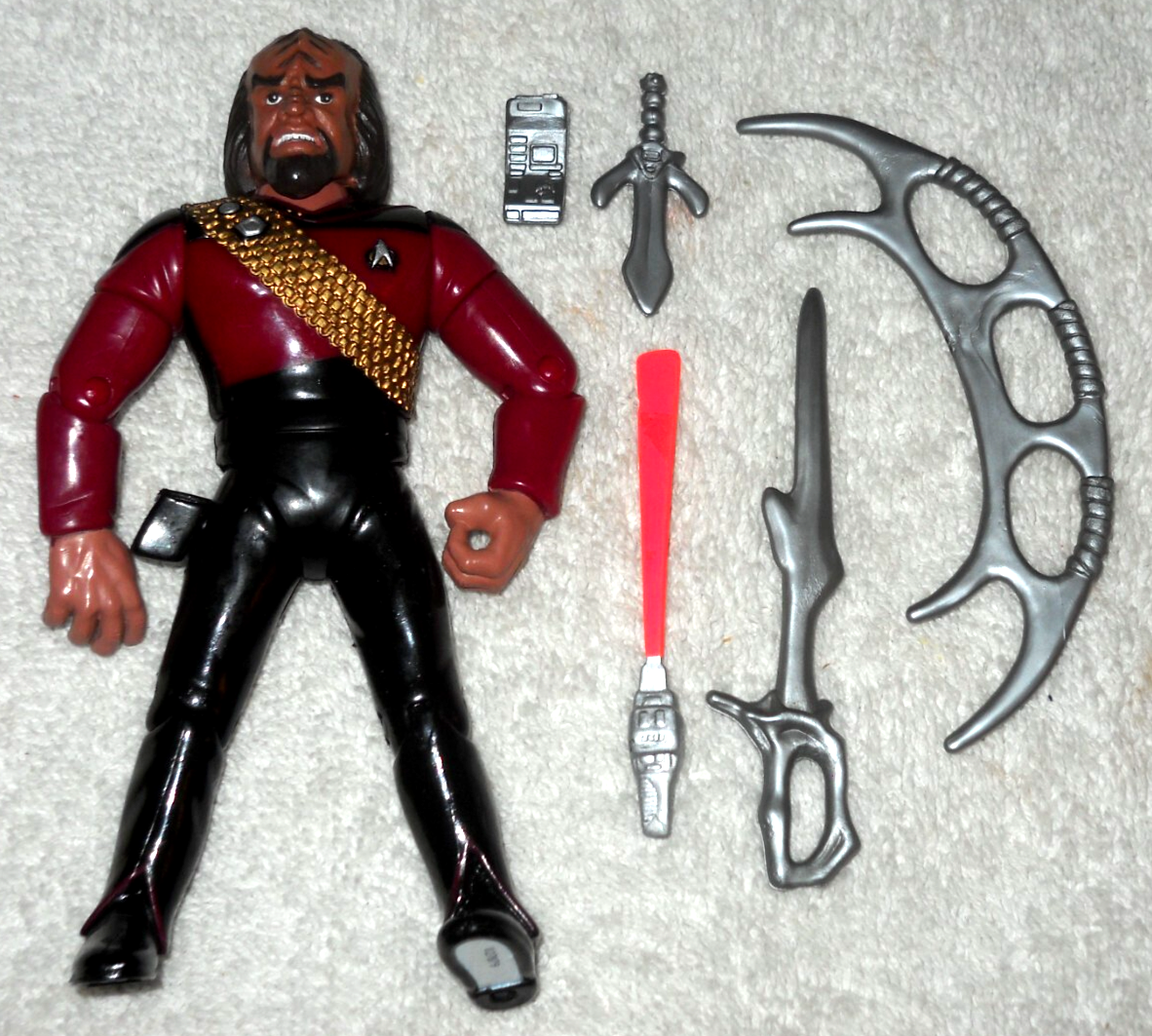 Star Trek: The Next Generation - Lt. Commander Worf (RED uniform) 100% ...