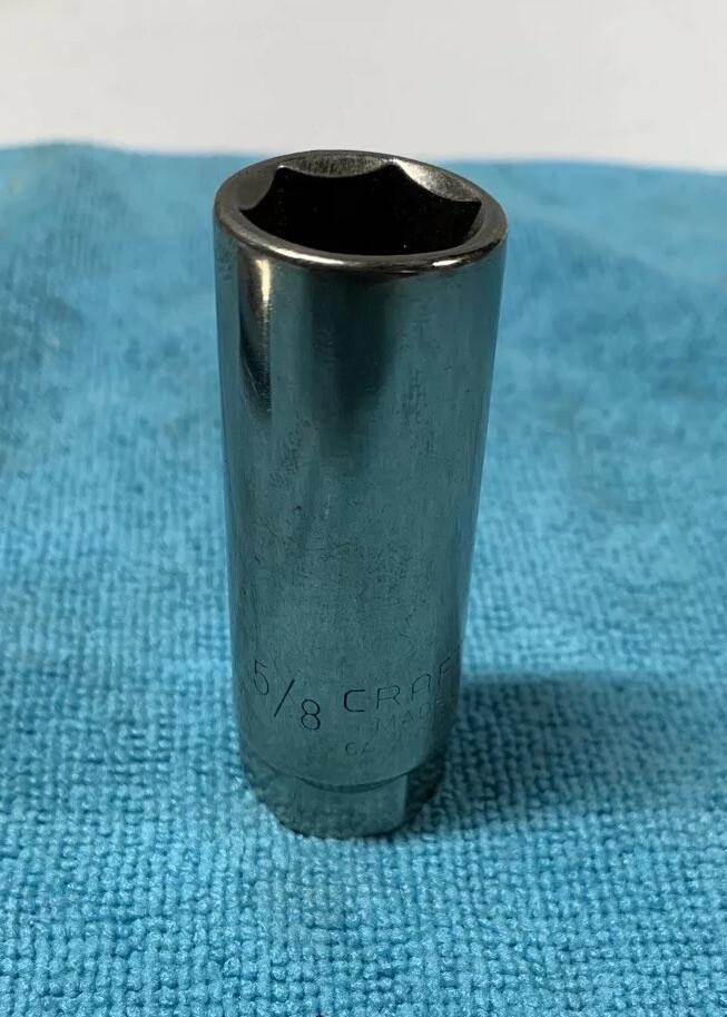 Craftsman G2 43324 5/8" SAE Spark Plug Socket 3/8" Drive 6 PT USA Used ...