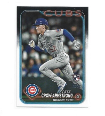 2024 Topps Update RC #US91 Pete Crow-Armstrong Chicago Cubs | eBay