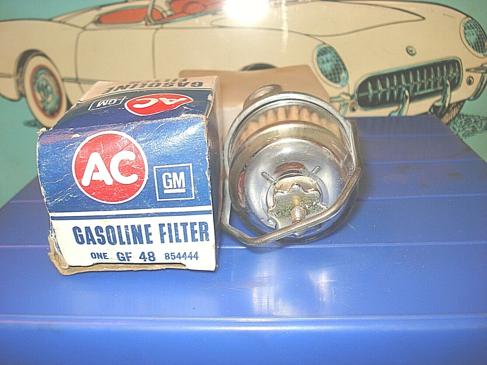 Fuel Filter Assembly, GF-48, NOS GM GF-48. 58-65 Chevy, Corvette | eBay