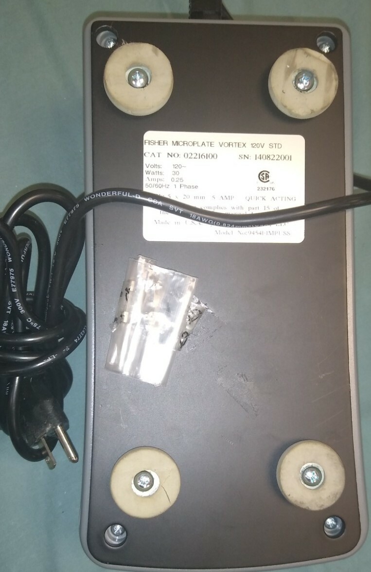 FISHER SCIENTIFIC 02216100 MICROPLATE VORTEX MIXER 120Vac | eBay