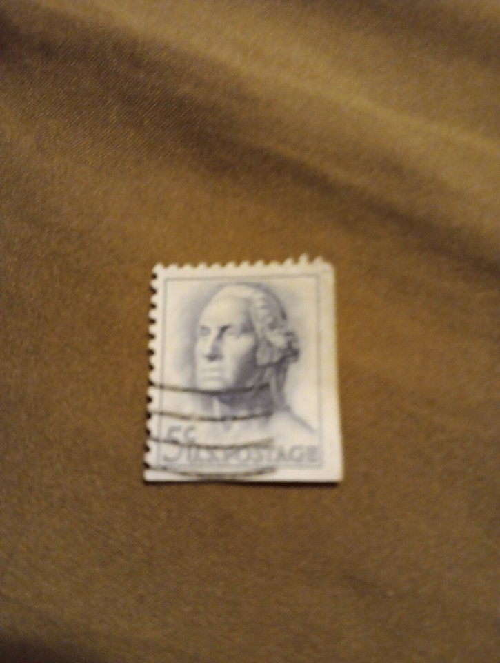 George Washington 5 Cent 1962 Blue/Grey Rare Vintage Stamp. | eBay
