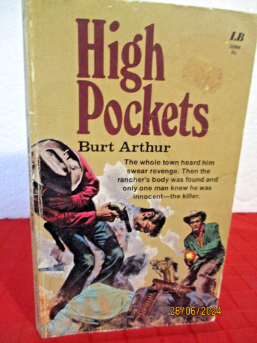 COWBOY WESTERN Burt Arthur HIGH POCKETS pb 1974 | eBay