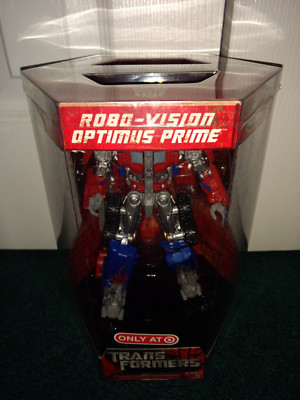 Robo-Vision Optimus Prime Transformers Movie 1 Hasbro 2007 MISP Target ...