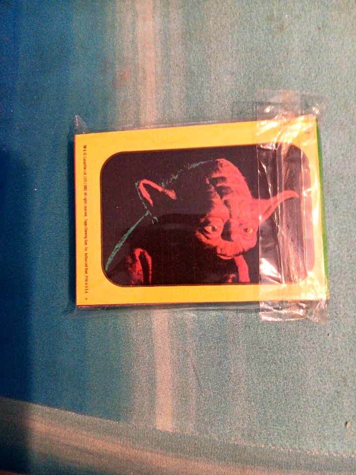 1983 Star Wars Sticker card set of 33 | eBay