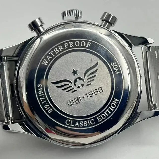 1963 Pilot Men Watch Retro Chronograph Vintage Style 42mm | eBay