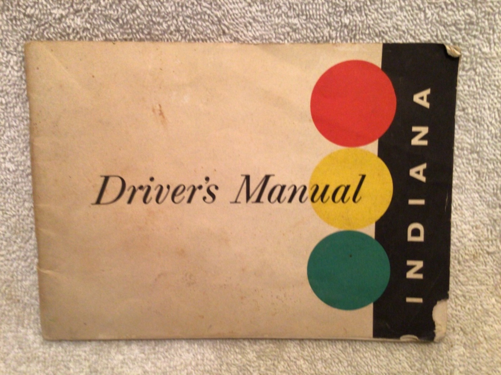 1958 Indiana Driver’s Manual Bureau of Motor Vehicles BMV 40 Pages ...
