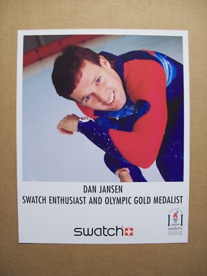 SWATCH WATCH Dan Jansen PHOTO CARD | eBay
